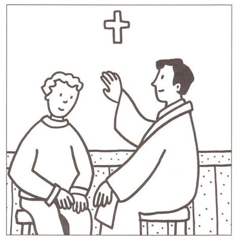 Imagenes De La Confesion Para Colorear Imagui