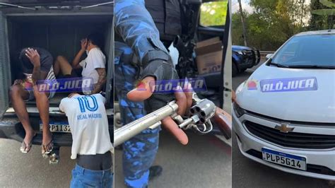 Exclusivo Tr S Homens S O Presos Arma E Carro Roubado Em Patamares