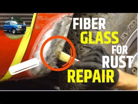 How To Repair A Rust Hole With Fiberglass No Welding YouTube
