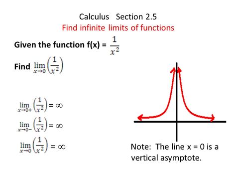 use limits to describe the behavior at the vertical asymptotes