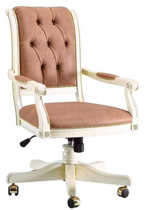 Casa Padrino Chaise De Bureau Baroque De Luxe Chesterfield Marron Clair