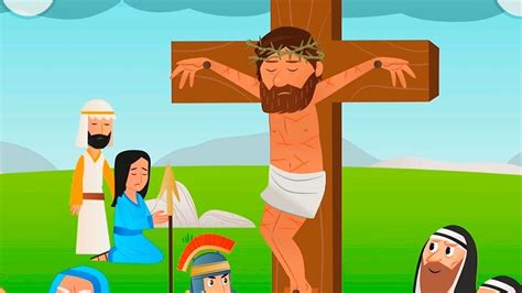 Crucifixión de Jesús Historias de la Biblia para Niños Biblia para