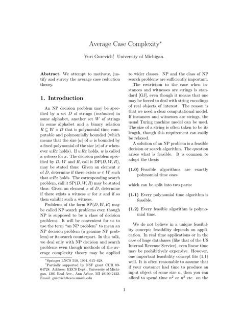 pdf average case complexity