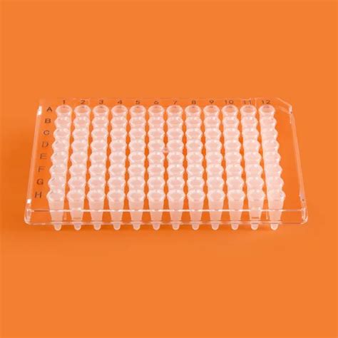 96 Well 0 2ml PCR Plate Tube Half Skirt Non Detachable 96 Well PCR
