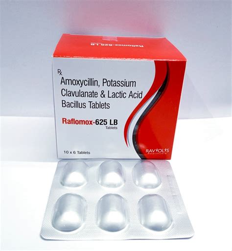Raflomox Lb Amoxicillin Potassium Clavulanate And Lactic Acid