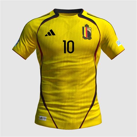 Belgium X Adidas Away Concept EURO 2024 FIFA Kit Creator Showcase