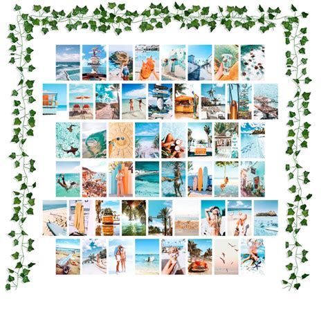 Buy Facerain 50pcs Wall Collage Kit Aesthetic Pictures 4 X 6 Inch