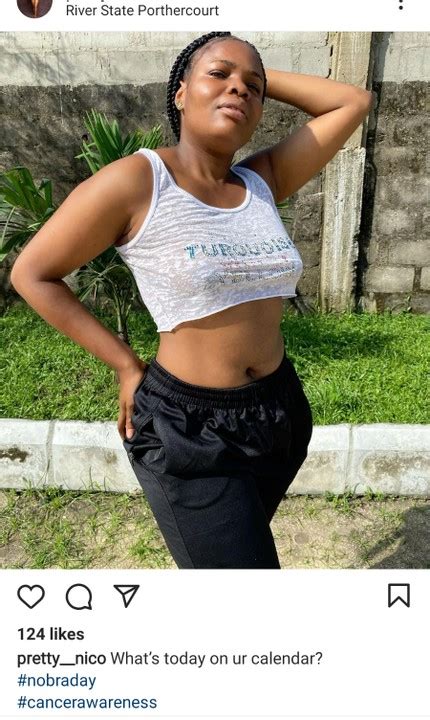NoBraDay 2021 Nigerian Beautiful Women Others Mark No Bra Day In