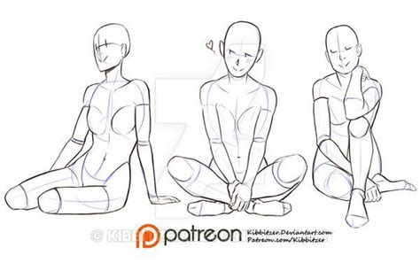 Sitting On The Ground Reference Sheet By Kibbitzer Deviantart On