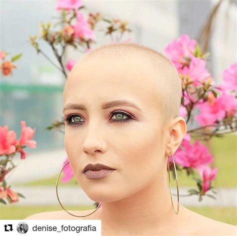 Pin By Lee S On Hair Dare Feminine Buzzcuts Bald Head Women Bald