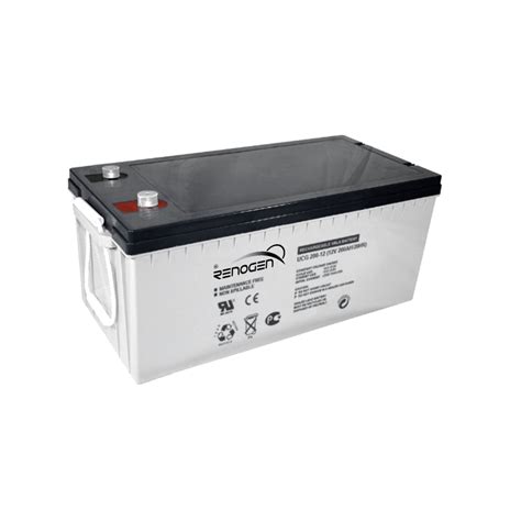 Deep Cycle Gel Battery V Ah Renogen Power