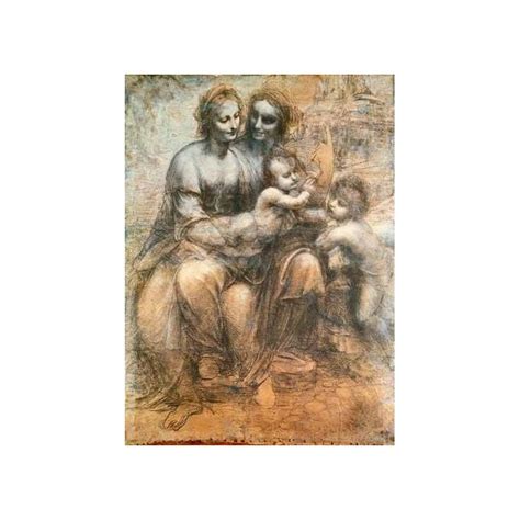 Tableau La Virgen el Niño y Santa Ana Leonardo da Vinci
