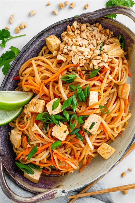 Vegetarisches Pad Thai Rezept Mit Ei Tofu Aline Made
