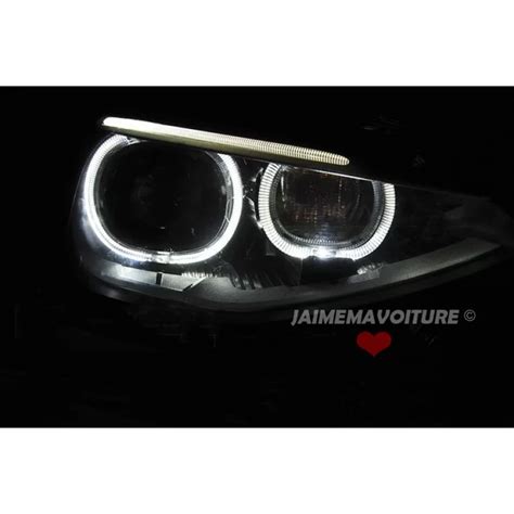 Phares avants angel eyes BMW Série 1 F20 F21 2011 2012 2013 2014