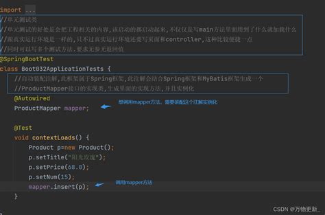 [springboot]mybatis框架andmybatis框架提供的单元测试功能 springboot mybatis 单元测试 csdn博客