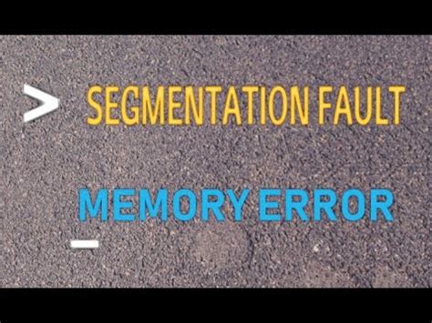 Mastering GDB Segmentation Fault 8 YouTube