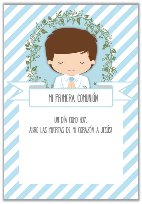 Mi Primera Comunion Tarjetas