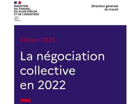 News Tank RH Bilan de la négociation collective 2022 DGT