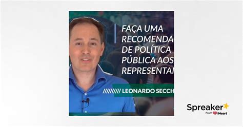 91 Políticas públicas Leonardo Secchi faça uma recomendação aos