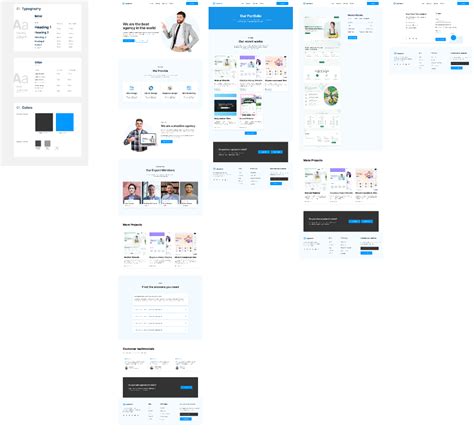 Agency Website UI UX Design Figma Community