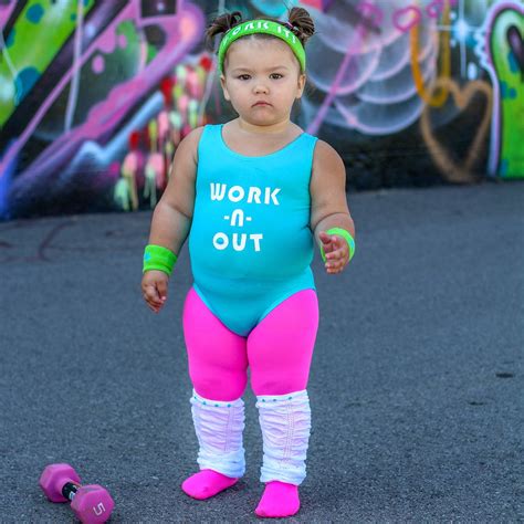 Cardio Cutie Leg Avenue 80s Jazzercise Rainbow Romper Costume Set Size