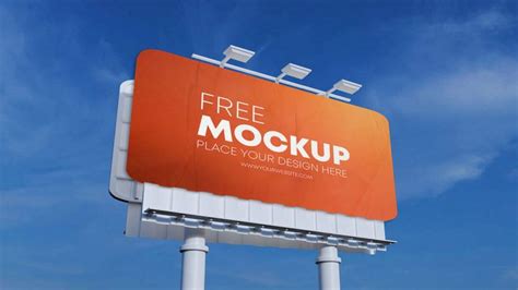 Free Urban Street Billboard Mockup Psd Psfiles