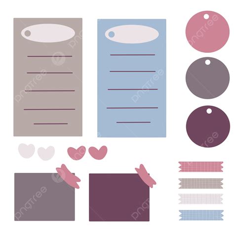 Sticky Note Set In Pastel Purple Sticky Note Sticky Note Png Sticky