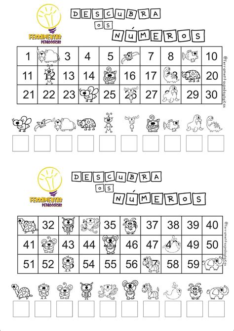 Descubra Os Numeros Numero Um N Meros Atividades De Matem Tica