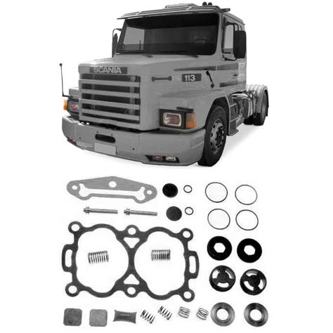 Kit Reparo Cilindro Compressor Ar Freio Scania A Trw Submarino