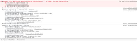 jquery 3 0 0 does not support by twbs bootstrap · issue 25722 · twbs bootstrap · github