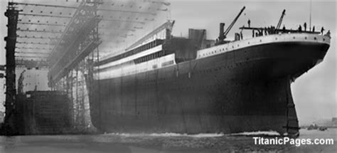 Titanic Launch Titanic Pages Titanic History Website