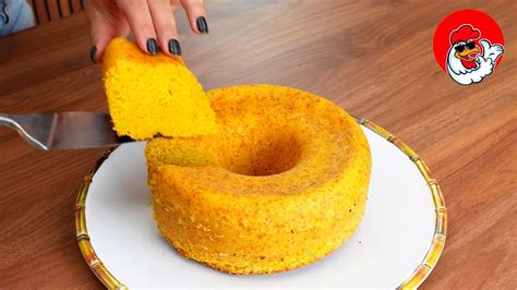 Você só vai Precisar de Cenoura e Laranja pra fazer esse Bolo Delicioso