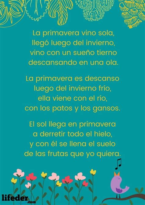 30 poemas para niños divertidos y fáciles de leer