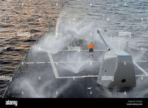 Atlantic Ocean Counter Measure Wash Down DDG 57 Deven B King