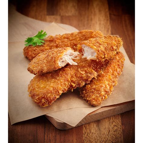 Poulet Tender cuit pané CORN FLAKES sachet 1 kg