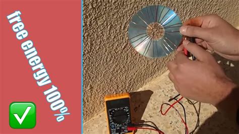 Free Energy How Make Solar Cell From Cd Flat Youtube