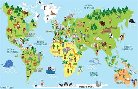 Carte Du Monde Vierge En Couleur À Imprimer Carte Du Monde A Imprimer