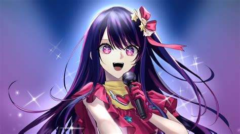 Oshi No Ko Ai Hoshino Singing K Hd Wallpaper Rare Gallery