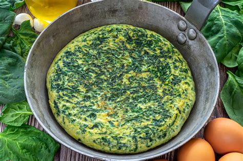 Tortilla De Espinacas Sana Rica Y Muy Sencilla