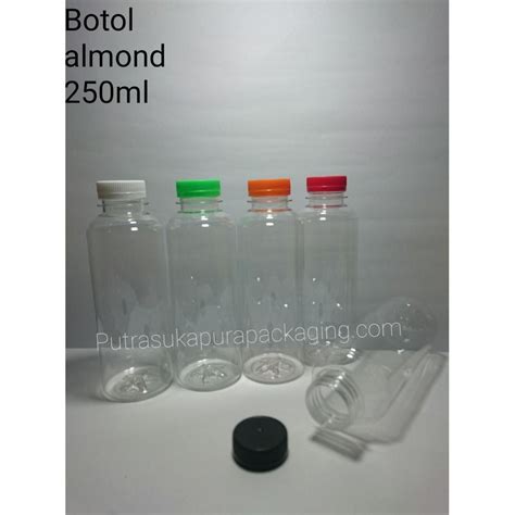Jual Botol Plastik Almond Ml Indonesia Shopee Indonesia