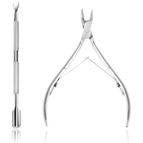 Coupe Cuticules Coupe Ongle Poussoir à Cuticules Pince à cuticules