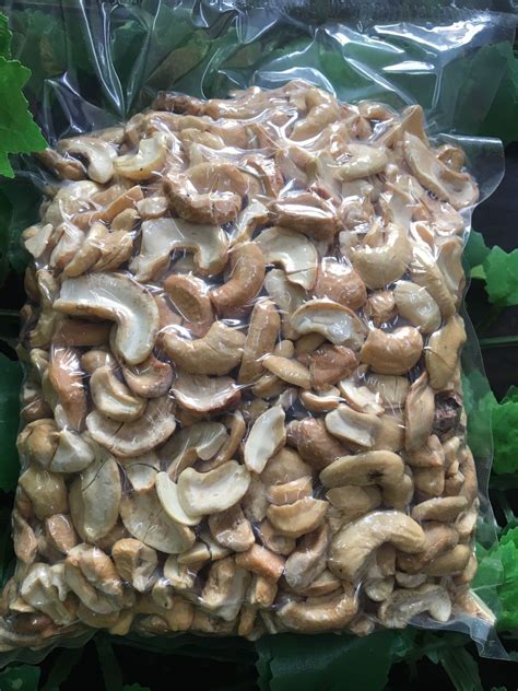Castanha De Cajú Torrada 1kg Quebrada Banda Sem Sal FICAFORTE