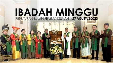 Ibadah Minggu Agustus Gkjw