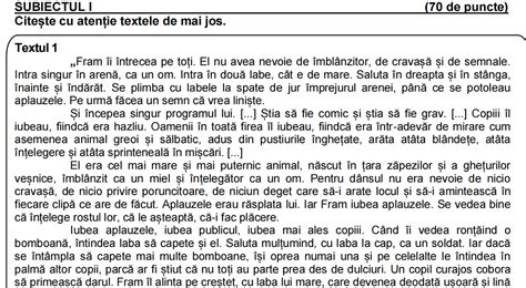 Evaluarea Națională 2023 Subiecte și bareme la Limba și literatura