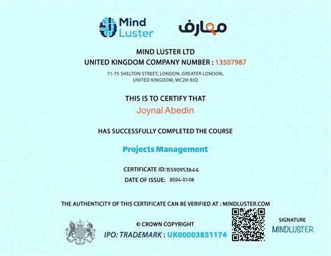 Joynal Abedin Projects Management Mind Luster