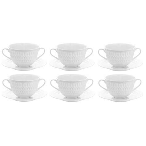ĆMIELÓW Sofia 0001 6 x Bulionówka 350 ml 6 x spodek 15 7 cm