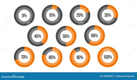 20 80 Percent Pie Diagram Isolated 3d Circle Charts Percentage