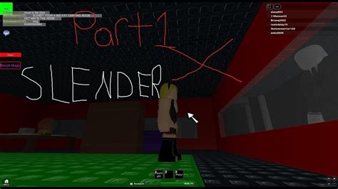 Roblox Slender Man S Revenge Episode Youtube