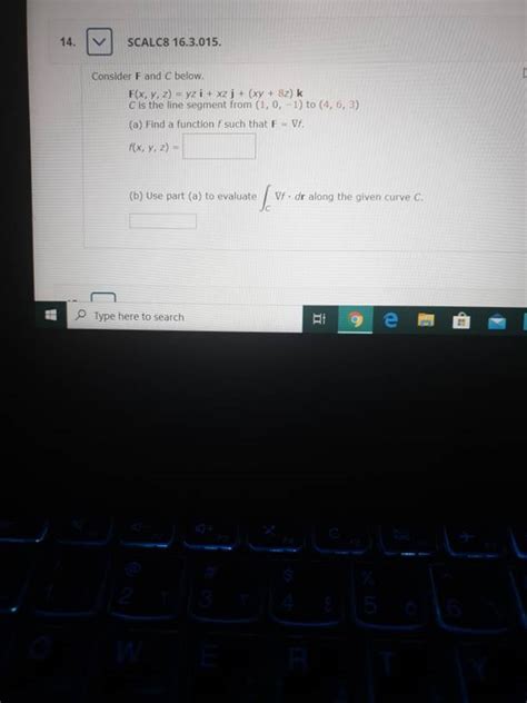 Solved Consider F And C Below F X Y Z Yz I Xz J Xy Z