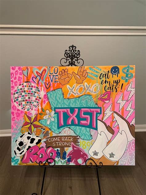 College Canvas Etsy Dorm Canvas Art College Canvas Art Dorm Canvas